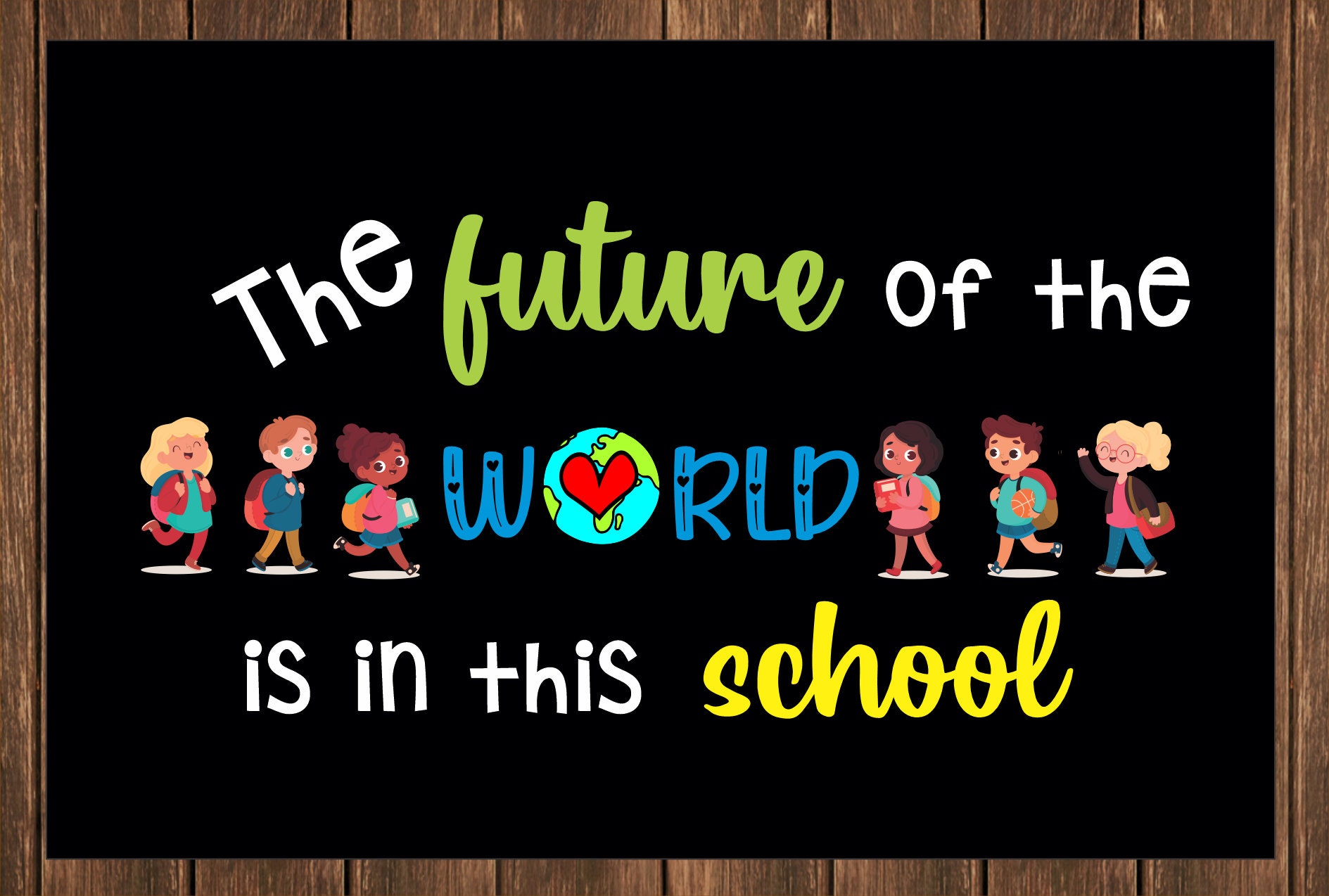 The future of the world Bulletin Board Letters Classroom | Etsy