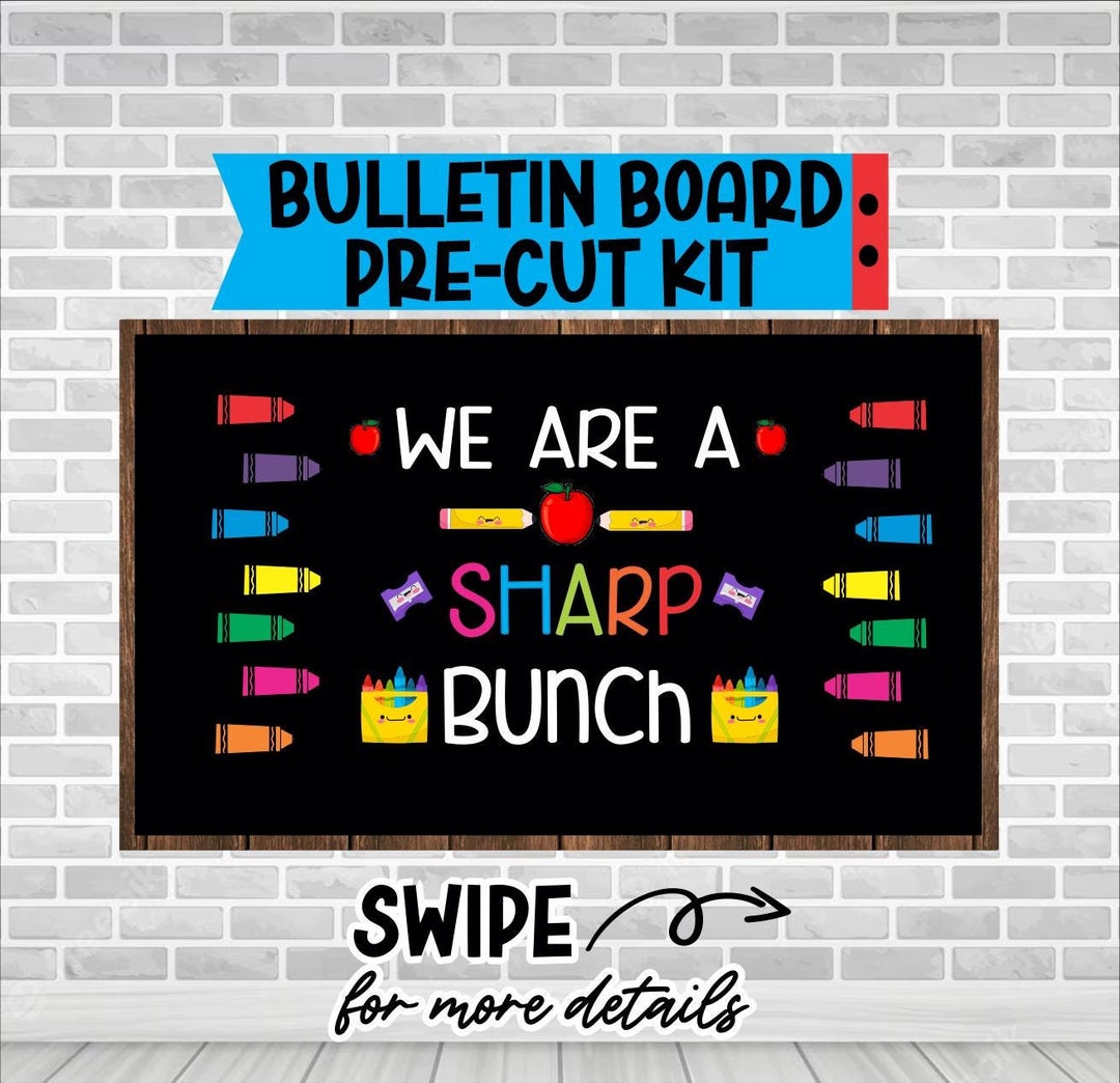 Sharp Bunch Bulletin Board Kit: Classroom Teacher Decoration - Etsy