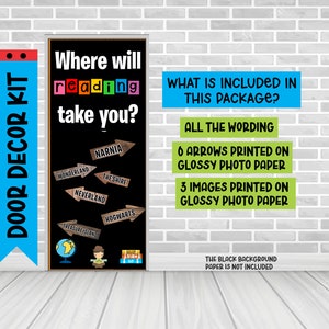 READING Bulletin Board Kit Letters Classroom Decoration Teacher ...