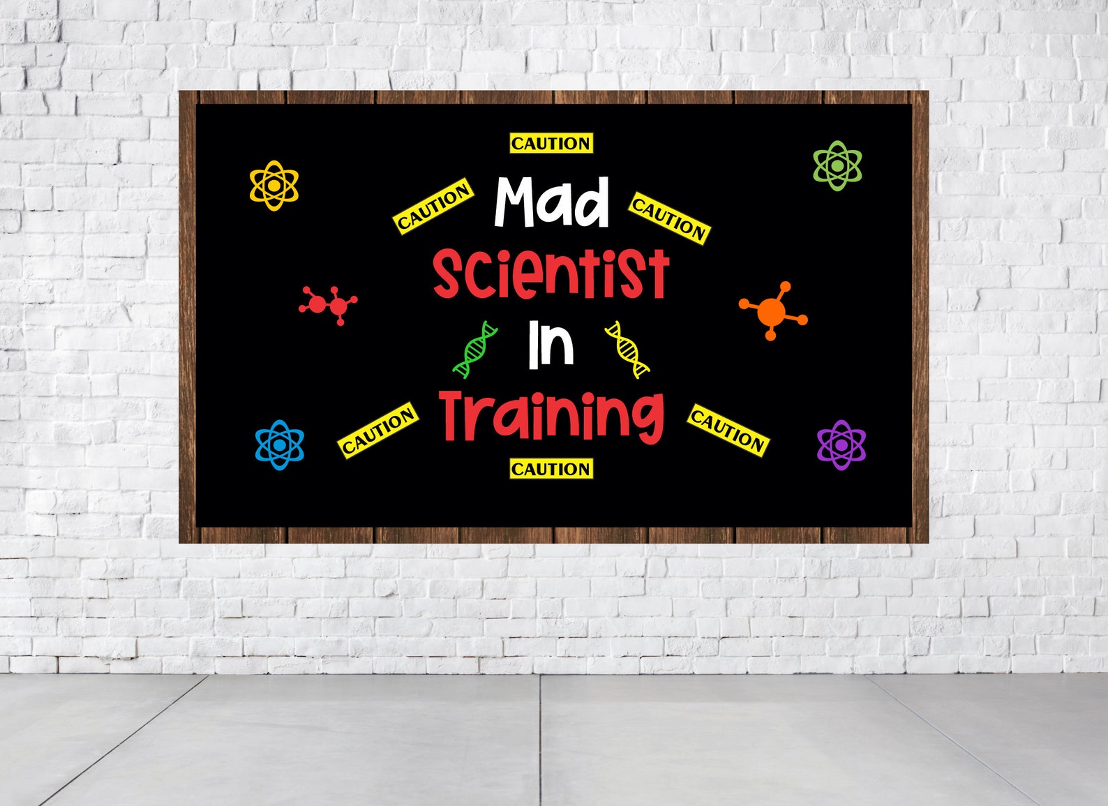 MAD SCIENTIST Bulletin Board Letter Classroom Decoration - Etsy