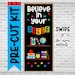 BELIEVE IN YOURSELF Bulletin Board Kit Letters Classroom Decoration ...