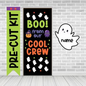 COOL CREW Halloween Bulletin Board Halloween School Door Decor Bulletin ...