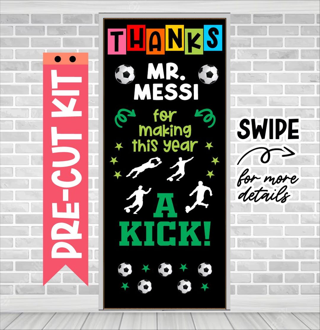 Teacher Appreciation Door Kit – Precut Classroom Decor – Thank You ...