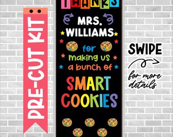 Teacher Appreciation Door Kit – Precut Classroom Decor – Thank You ...