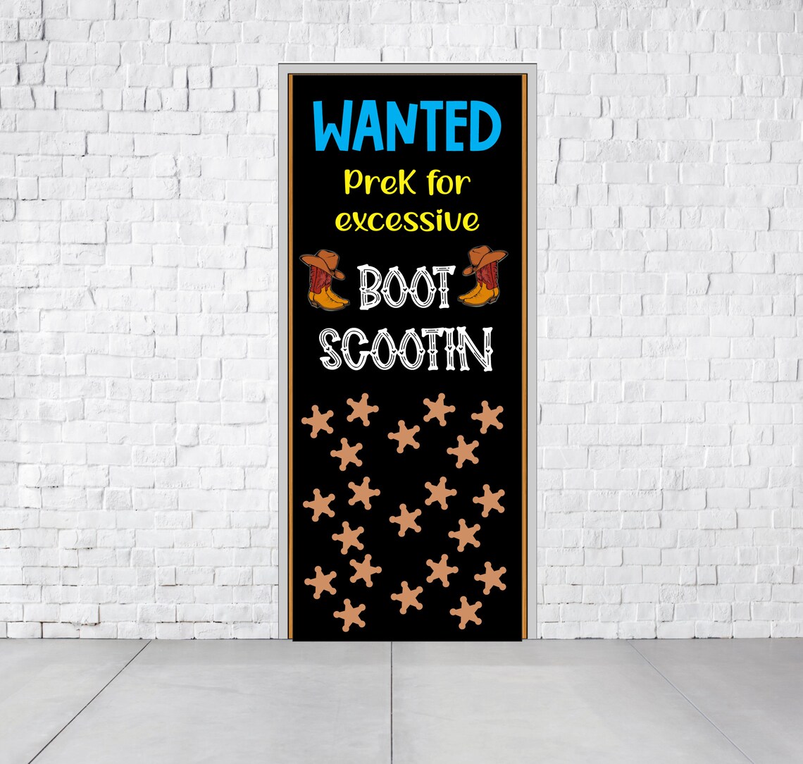 WESTERN Door Decoration School Door Decoration Classroom - Etsy