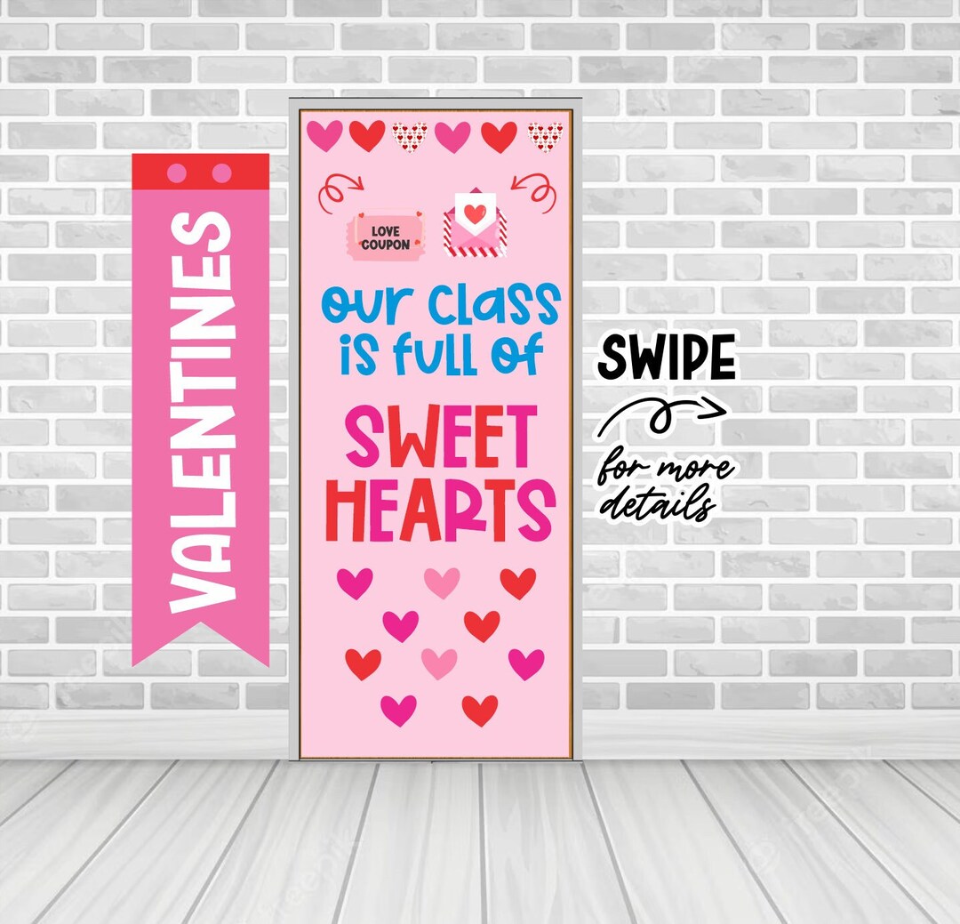 SWEET HEARTS Bulletin Board Kit, Valentine's Bulletin Board Kit ...