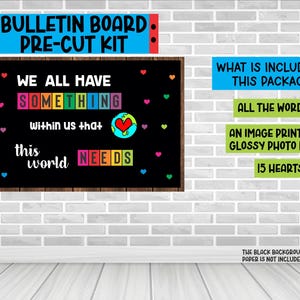We All Have Something Bulletin Board Letters: Classroom Decor - Etsy