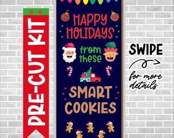 Christmas Bulletin Board Kit | Precut Holiday School Decor | Bulletin ...