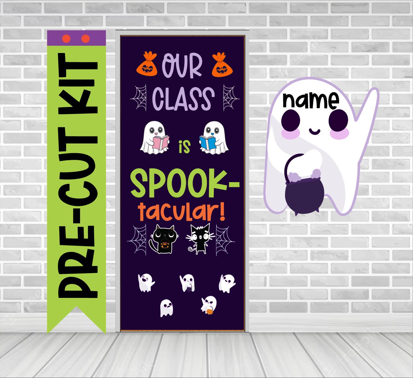 Halloween Pre-cut Bulletin Board Decoration: Spooktacular Classroom ...