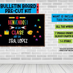 BIENVENIDOS Spanish Bulletin Board Kit: Classroom Door Decoration - Etsy