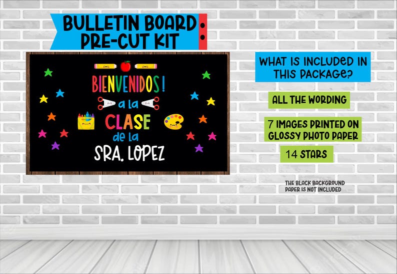 BIENVENIDOS Spanish Bulletin Board Kit: Classroom Door Decoration - Etsy