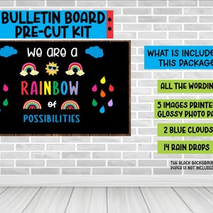 Rainbow of Possibilities Bulletin Board Letters: Classroom Decor - Etsy
