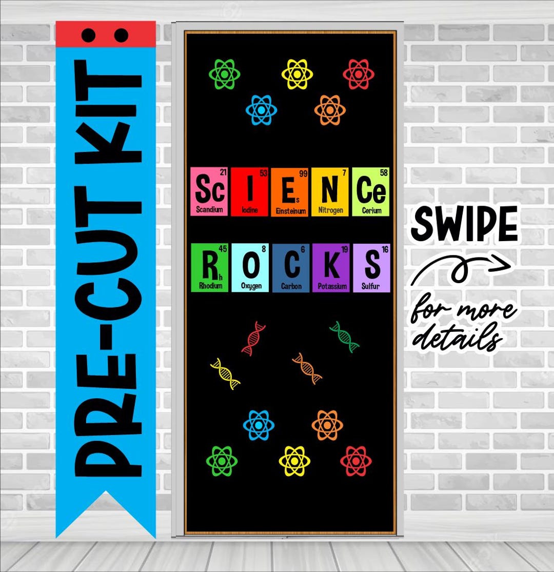 Science Rocks Door Decor Kit: Teacher Classroom Bulletin Board - Etsy