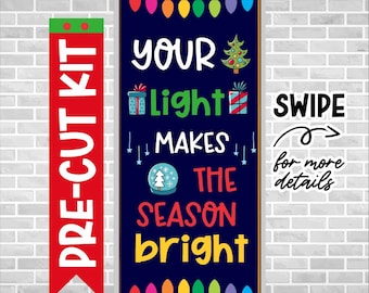 Christmas Bulletin Board Kit | Precut Holiday School Decor | Bulletin ...