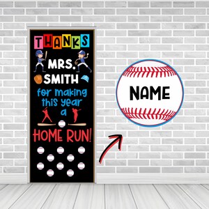 SPORTS BASEBALL Teacher Appreciation Day Kit School Door Decor ...