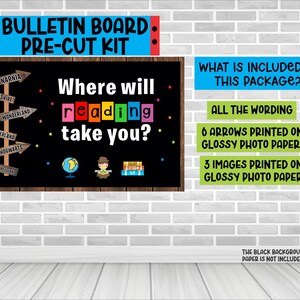 Reading Bulletin Board Kit: Classroom Decor - Etsy