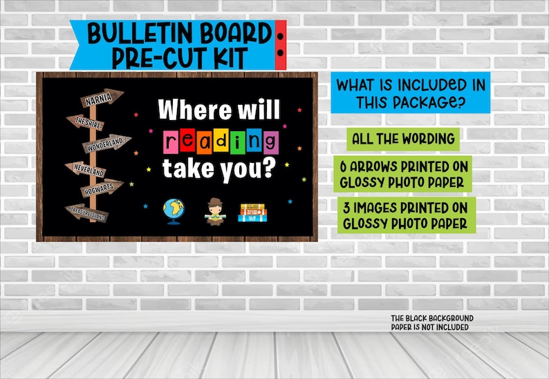 Reading Bulletin Board Kit: Classroom Decor - Etsy