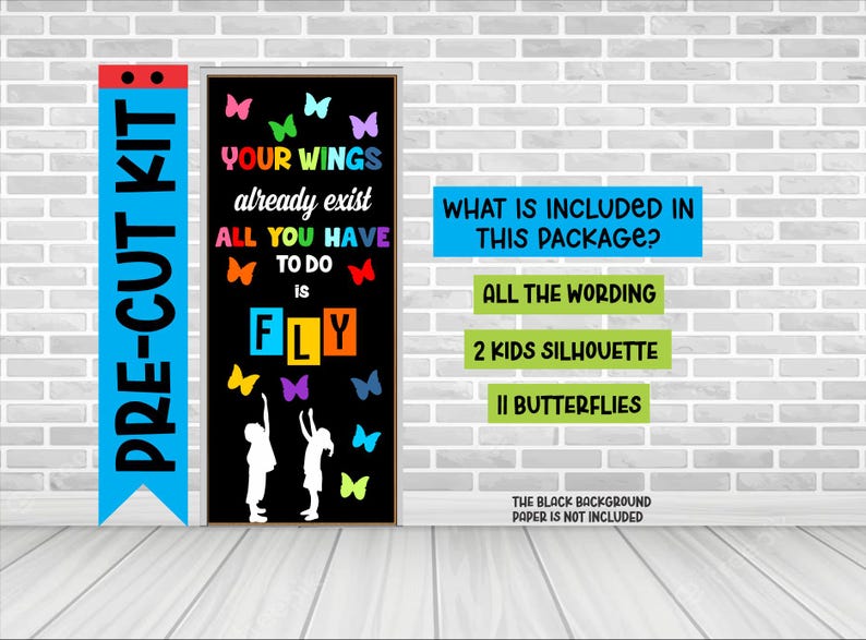 Your Wings Classroom Door Decoration Kit: Teacher Appreciation - Etsy
