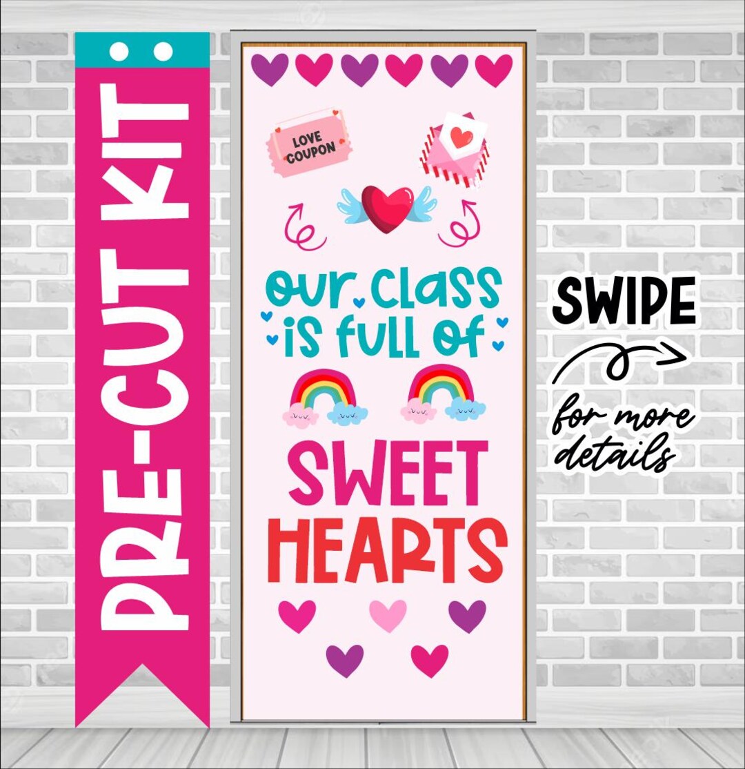 Valentine's Bulletin Board Kit | February Classroom Door Decor | Pre ...