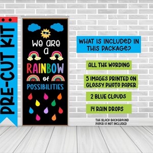 RAINBOW OF POSSIBILITIES School Door Decoration, Classroom Door, Door ...