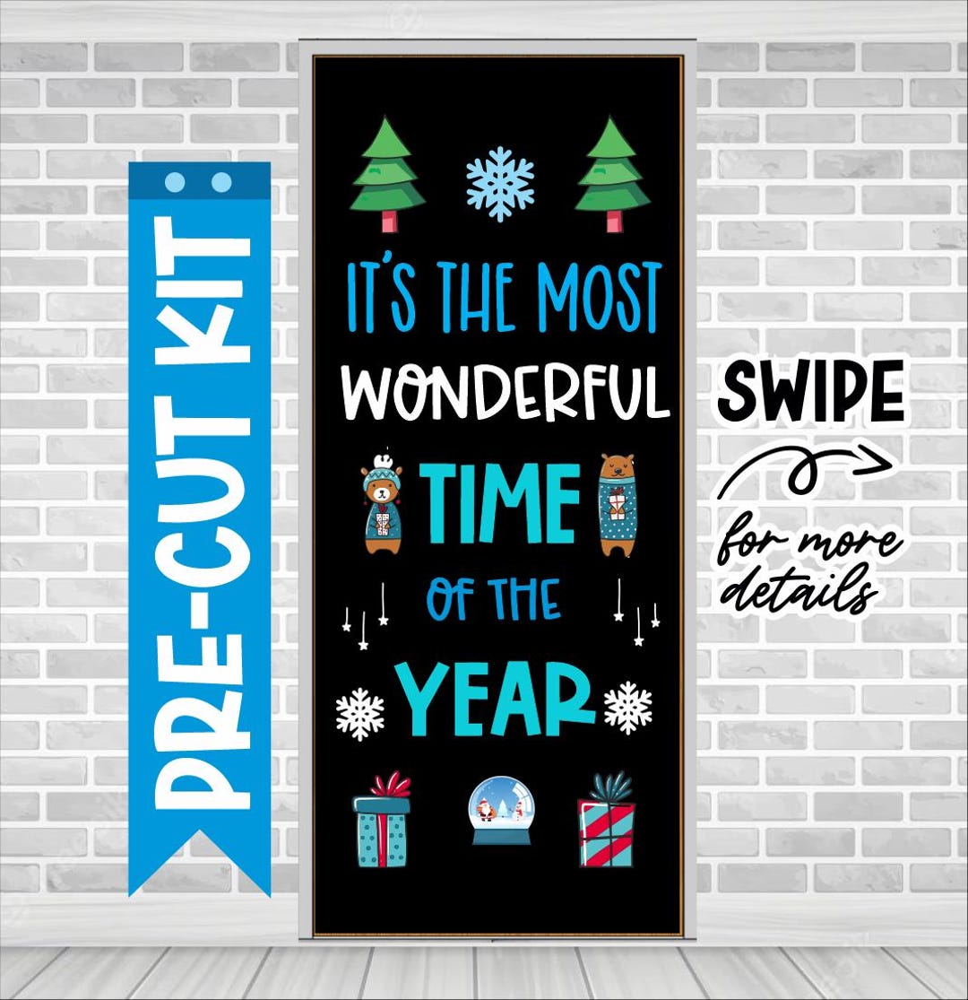 Christmas Bulletin Board Kit | Holiday Classroom Door Decor | Bulletin ...