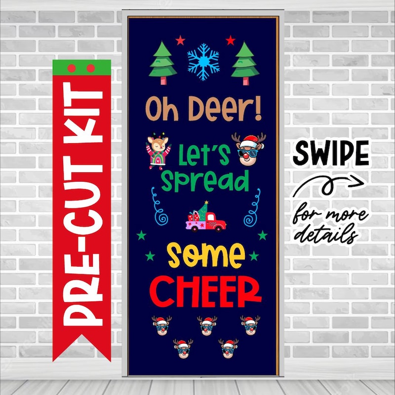 Oh Deer Door Decorations - Etsy