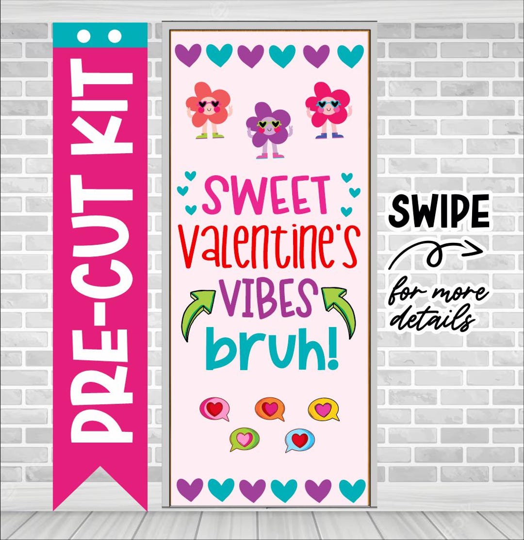 Valentine's Bulletin Board Kit | February Classroom Door Decor | Pre ...