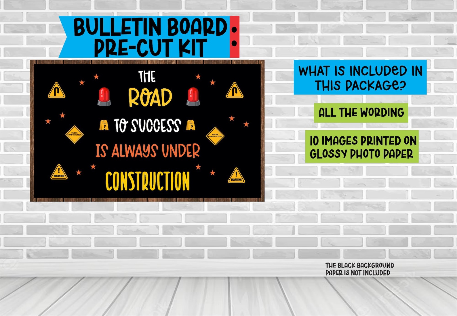 Construction Theme Bulletin Board Kit: Classroom Door Decor - Etsy