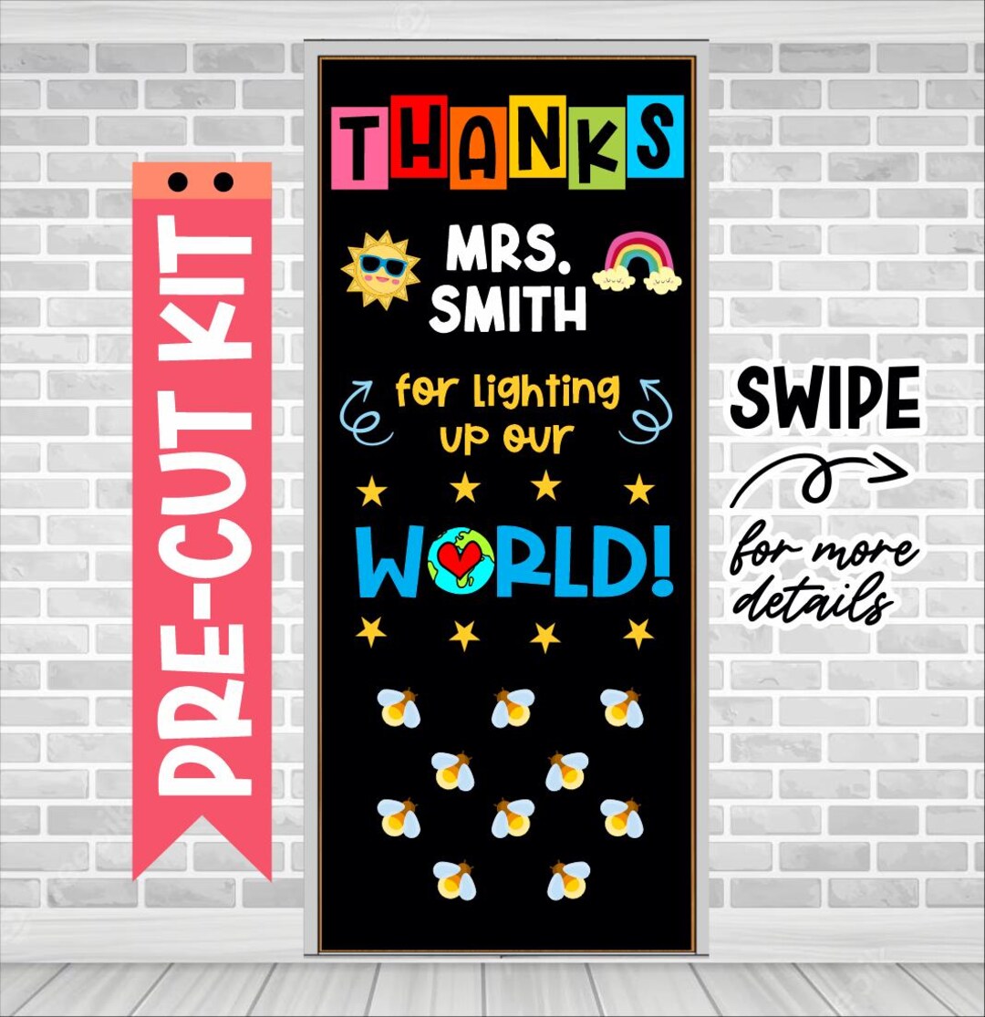 Fireflies Teacher Appreciation Bulletin Board Kit: Spring Classroom ...