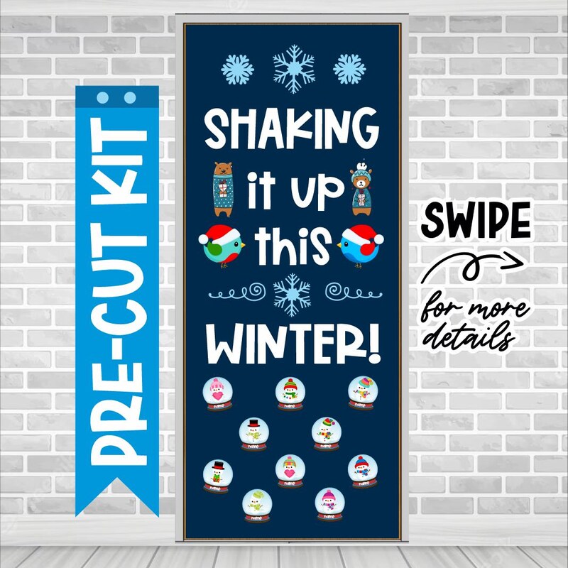 Winter Bulletin Board Kit - Etsy