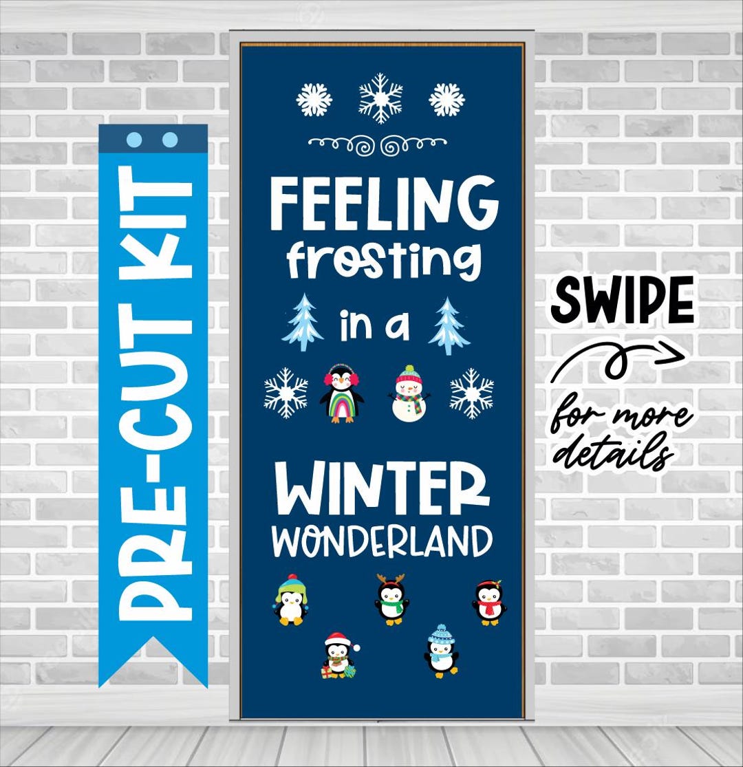 Christmas Classroom Bulletin Board Set Door Decoration | Precut ...
