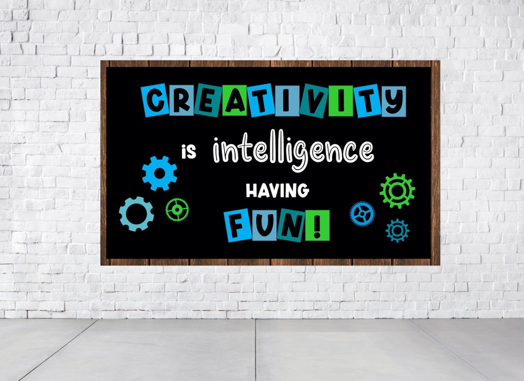 CREATIVITY Bulletin Board Classroom Decoration Elementary - Etsy