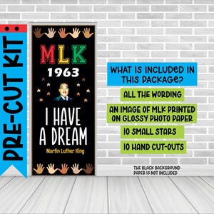 Martin Luther King School Door Decoration Kit, MLK Door Decor Kit, MLK ...