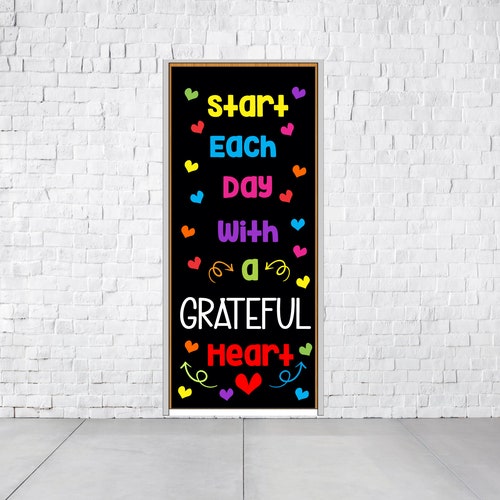 GRATEFUL HEART Bulletin Board Letter Classroom Decoration - Etsy