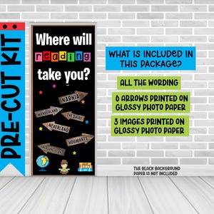 READING Bulletin Board Kit Letters Classroom Decoration Teacher ...