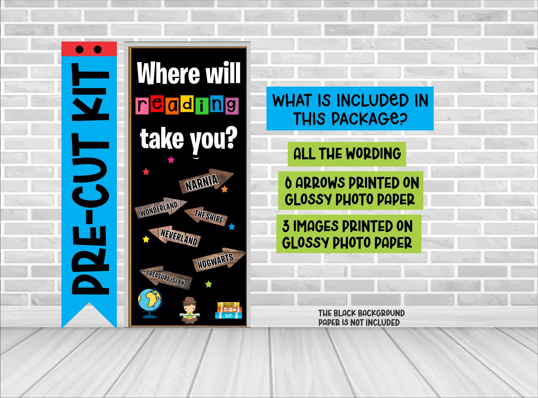 Reading Bulletin Board Kit: Classroom Decoration, Teacher Appreciation ...