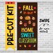 Fall Bulletin Board Precut Kit | Precut Fall Classroom Door Decor Set ...