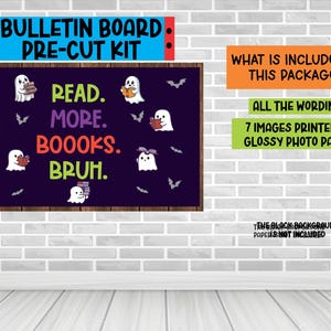 Halloween Books Bulletin Board Kit: Classroom Door Decoration - Etsy