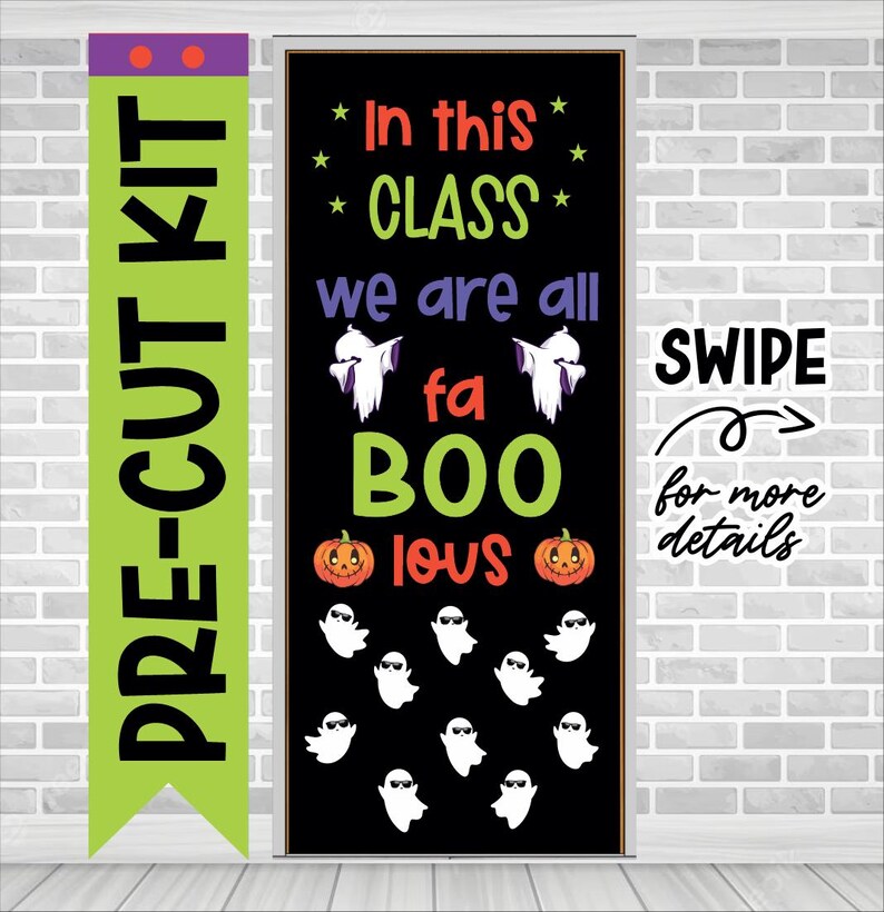 FABOOLOUS HALLOWEEN Pre-cut School Decoration Kit, Halloween Bulletin ...