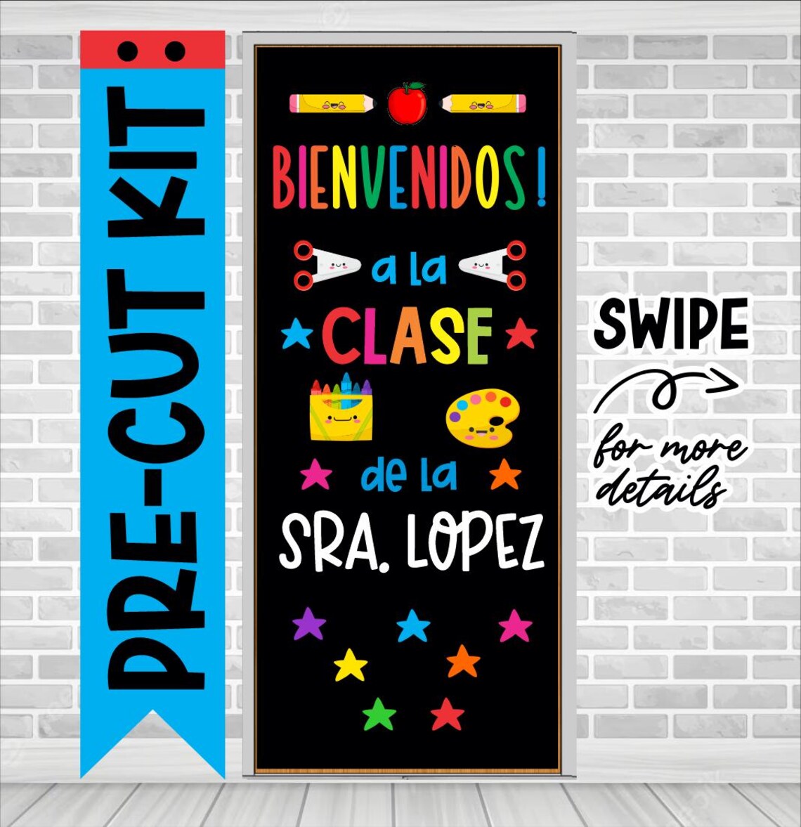 BIENVENIDOS Spanish School Door Kit, Spanish Class Door Kit, Spanish ...