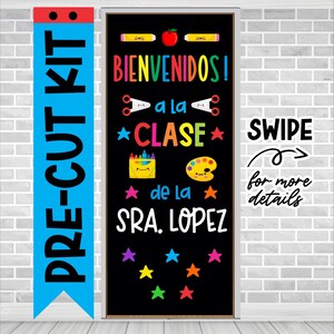 BIENVENIDOS Spanish School Door Kit, Spanish Class Door Kit, Spanish ...