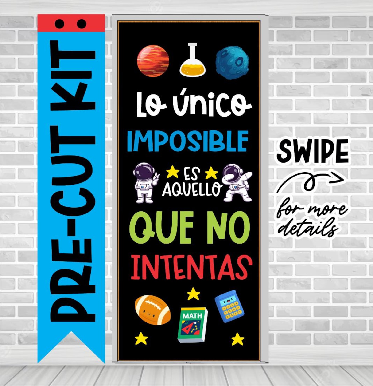 LO UNICO IMPOSIBLE Bulletin Board, Spanish Bulletin Board Kit, Spanish ...