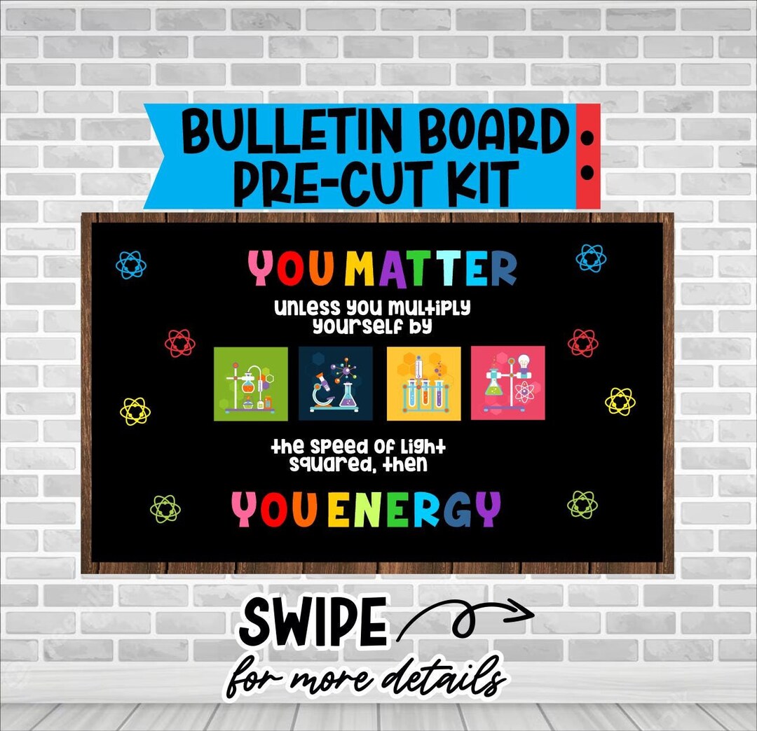 Science Classroom Bulletin Board Kit: Teacher Appreciation Decor - Etsy