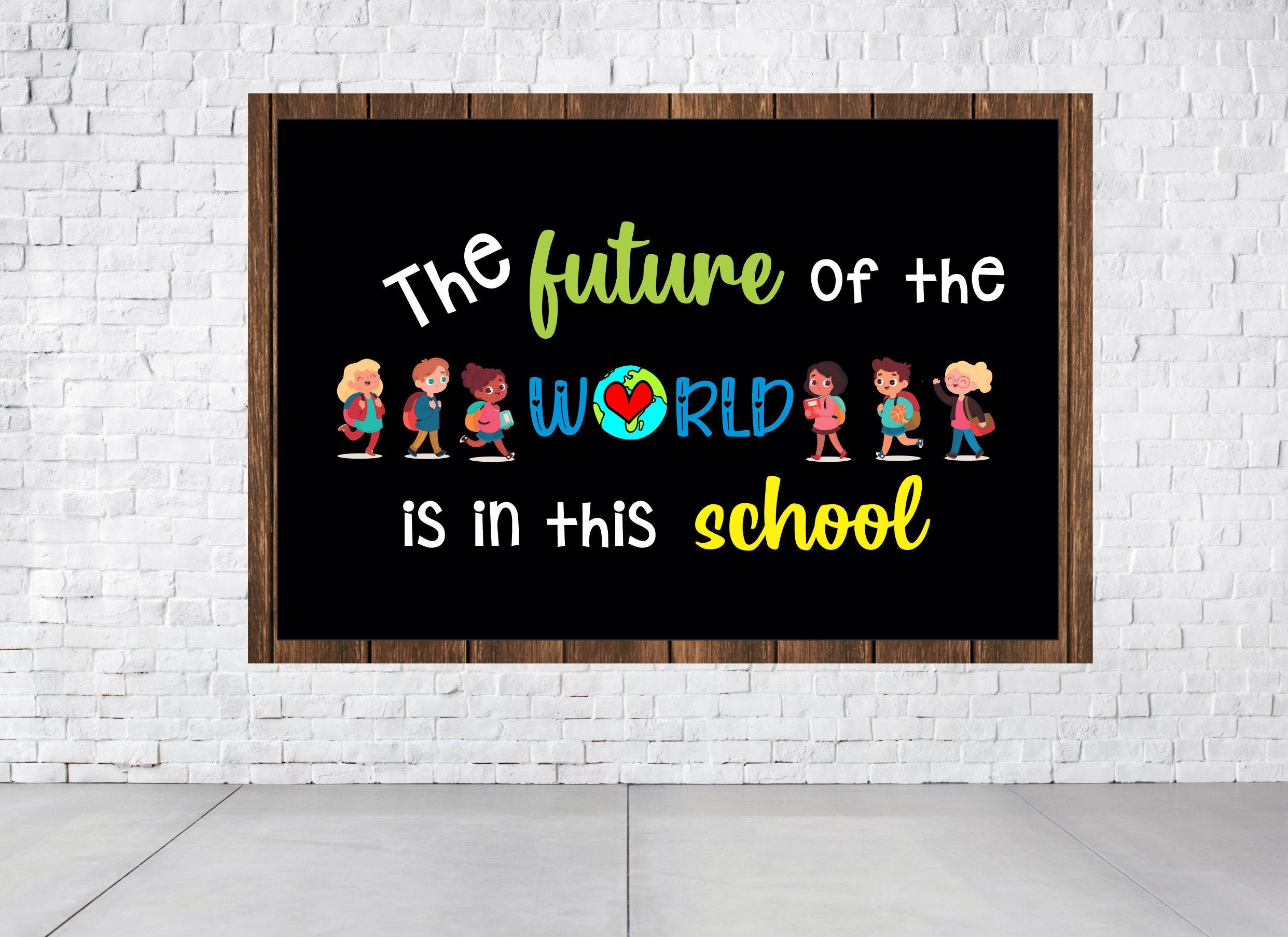 The future of the world Bulletin Board Letters Classroom | Etsy