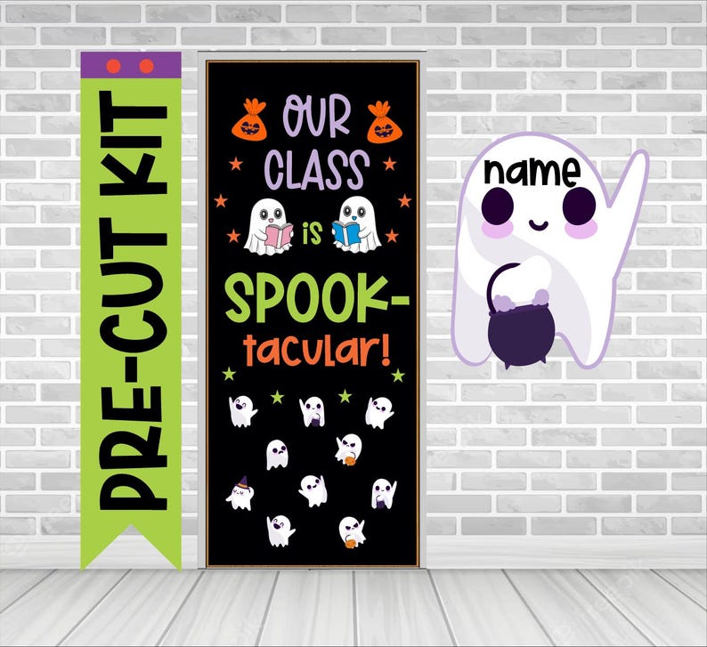 SPOOKTACULAR CLASS Halloween Pre-cut School Decoration, October ...