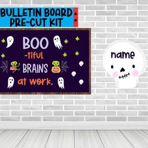 Halloween Bulletin Board Precut Kit: Classroom Door Decoration - Etsy
