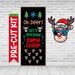 OH DEER CHRISTMAS Precut School Door Classroom Decoration Kit, Winter ...