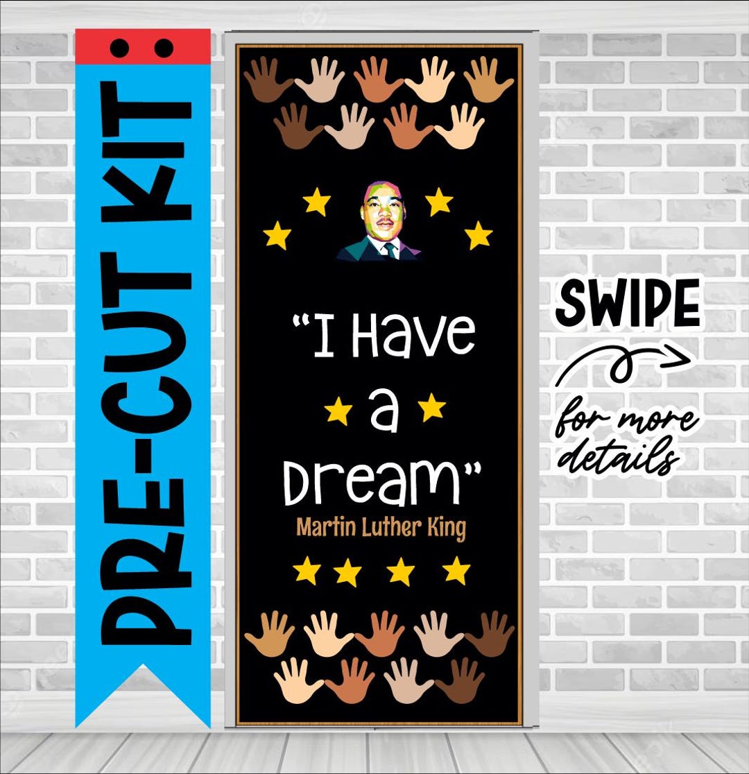Martin Luther King School Door Kit Decoration Classroom Door Decoration ...