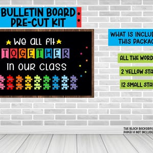 We All Fit Together Bulletin Board Kit: Classroom Decor - Etsy