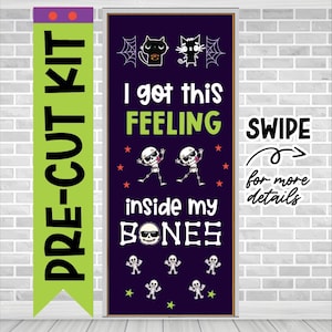 Pre-cut Halloween Bulletin Board Kit: I Got This Feeling Pre-cut ...